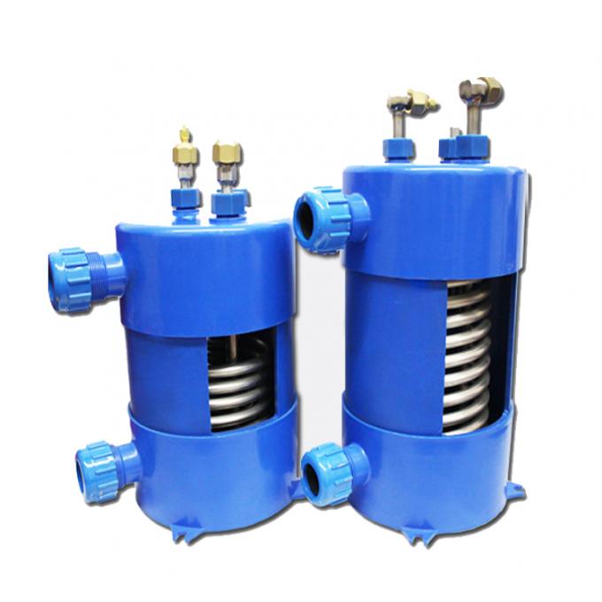 PVC Shell Coil Tube Heat Exchanger 0.4mpa 1.5 Ton Shell And Coil Heat ...