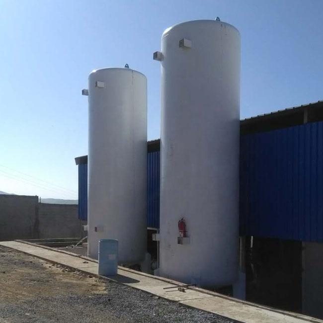 LO2 Double Wall Cryogenic Storage Tank 1.6Mpa Liquified Ethylene