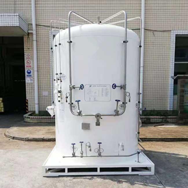Liquid N2 Micro Bulk Tanks 16 Bar , 5000 Liters Bulk CO2 Storage