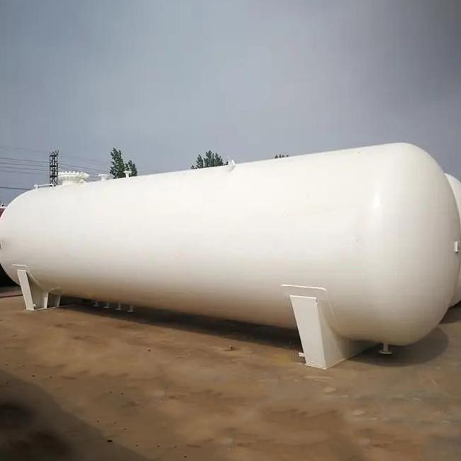 20 Ton 40 Ton LPG Gas Storage Tank , 1.77MPA Propane Bullet Tank 10 Ton