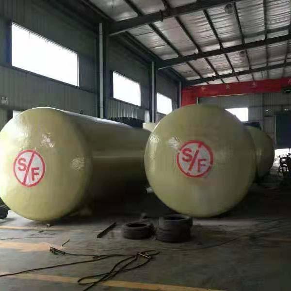 Anti Corrosion 20m3 Fuel Oil Storage Tank , Underground Double Wall ...