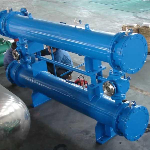 Spiral Double Tube Sheet Heat Exchanger 4.0m3/H 8.0m3/H Tubular Condenser