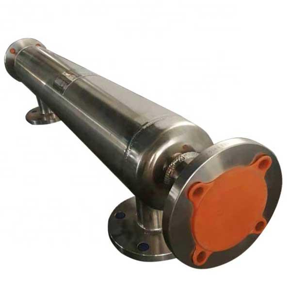 7.5kw Double Tube Sheet Heat Exchanger 0.8-2.0mm Steam Condenser