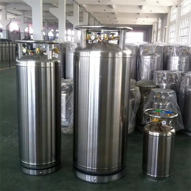 Liquid Oxygen Nitrogen Cryogenic Dewar Cylinder 495L