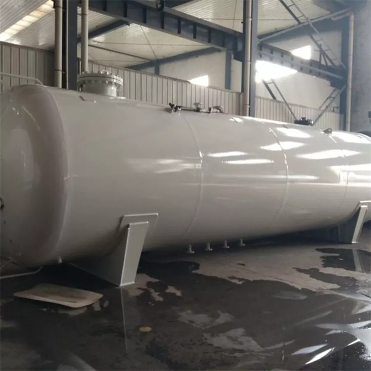 Horizontal Single Layer Lpg Gas Storage Tank Customized 5cbm