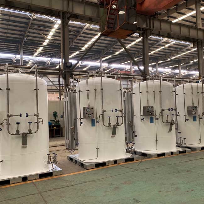 Liquid N2 Micro Bulk Tanks 16 Bar , 5000 Liters Bulk CO2 Storage