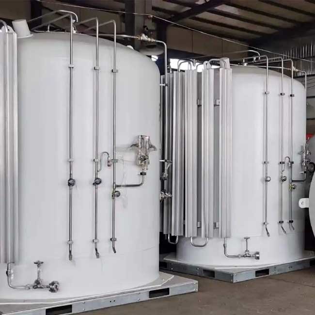 2.5Mpa Micro Bulk Tanks Liquid Nitrogen 1000-7500L Oxygen Storage Cryogenic