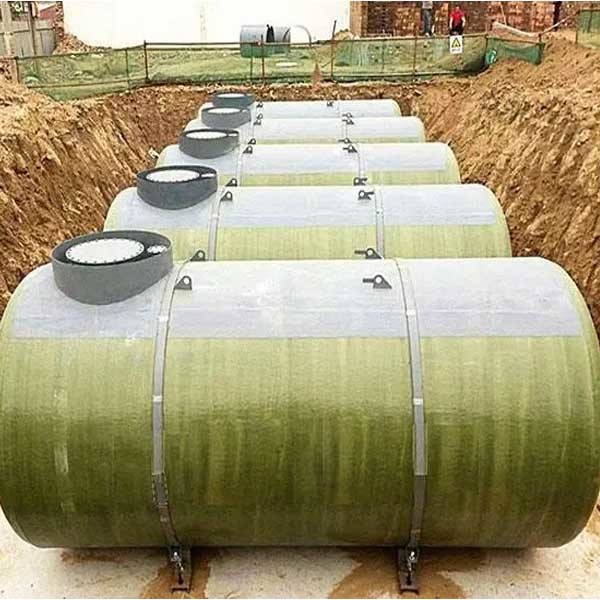5 Cubic Meter Fuel Oil Storage Tank 20cbm Fiberglass Double Layer