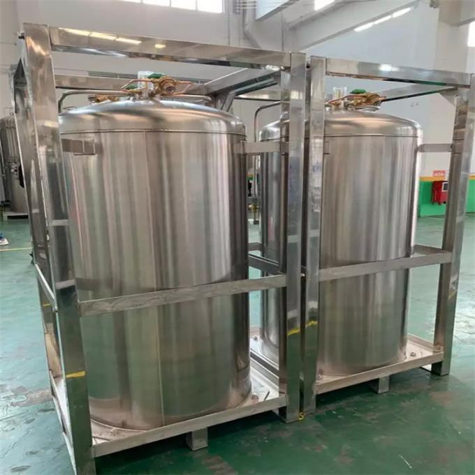 175l High Pressure Cryogenic Dewar Cylinder For Liquid Oxygen Nitrogen